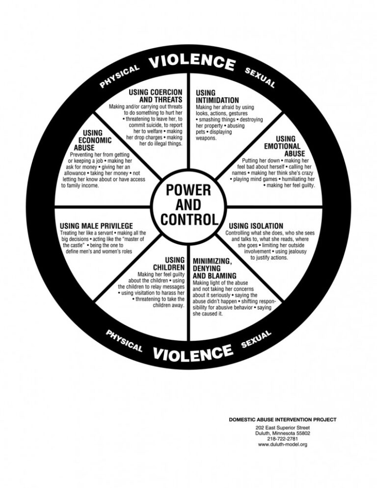 Power & Control Wheel - Friendship Home